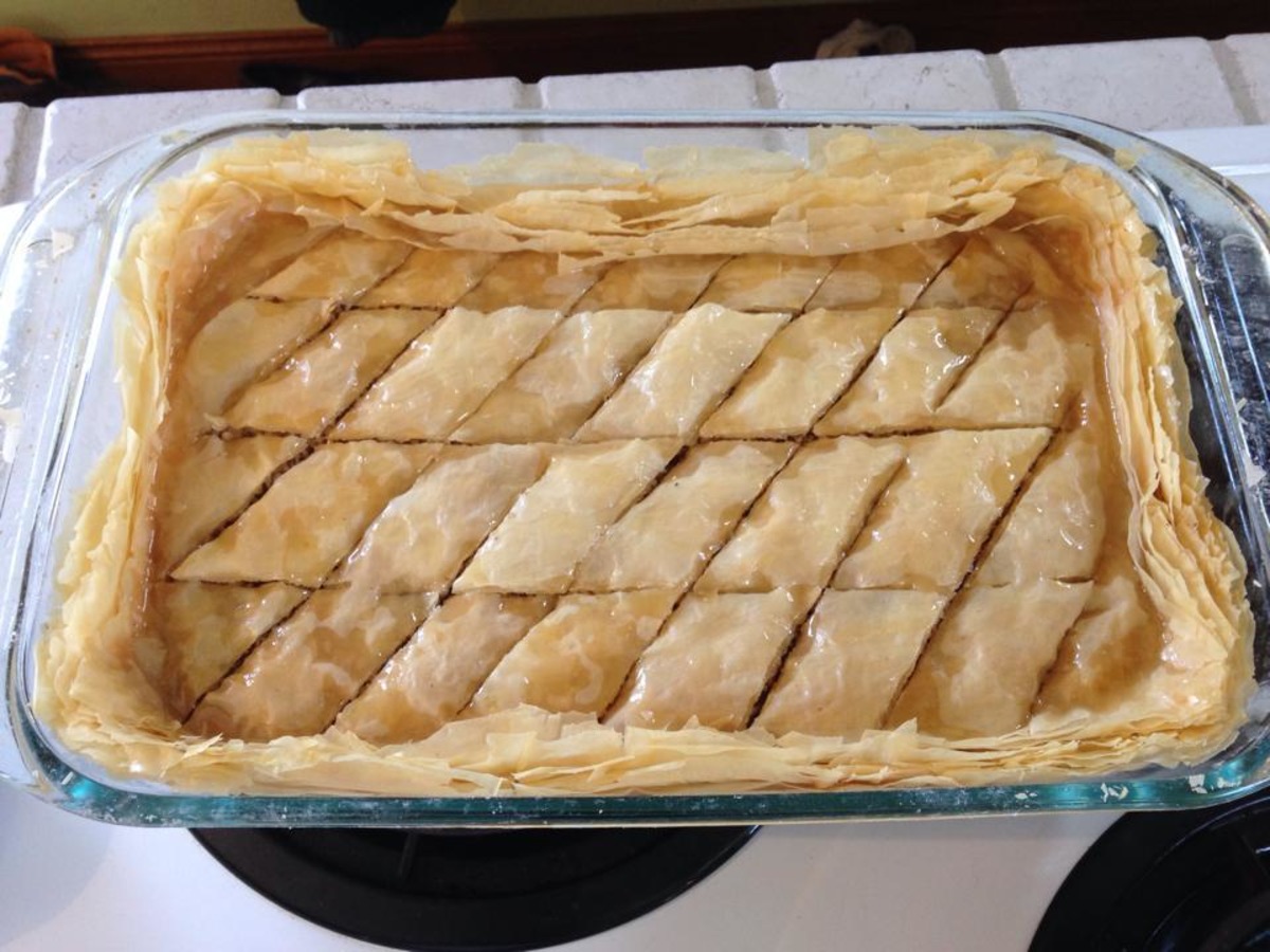 how to make baklava crispy again
