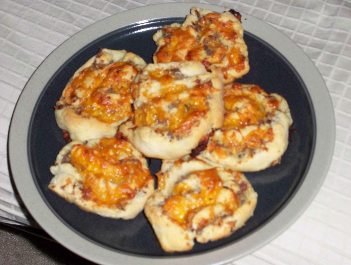 Sausage And Cheese Pinwheels Recipe Food