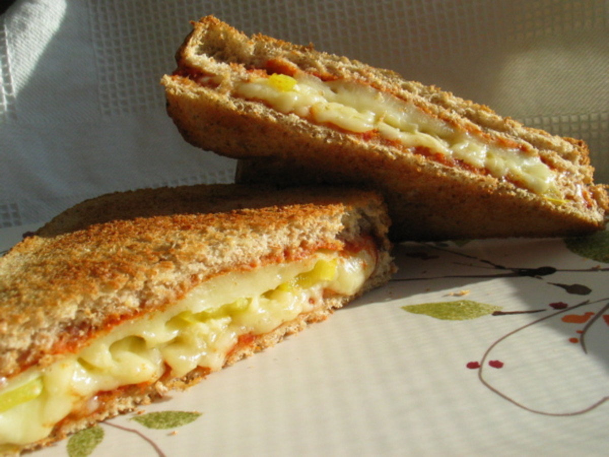 how to cook a pizza sandwich