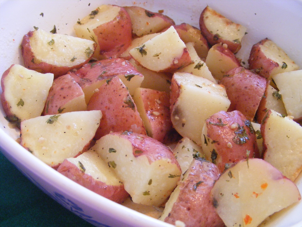 how to cook red potatoes in the microwave