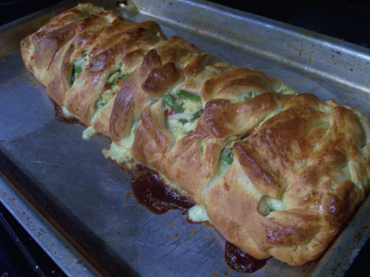Garden Vegetable Omelette Braid(Pampered Chef Copycat) Recipe - Food.com