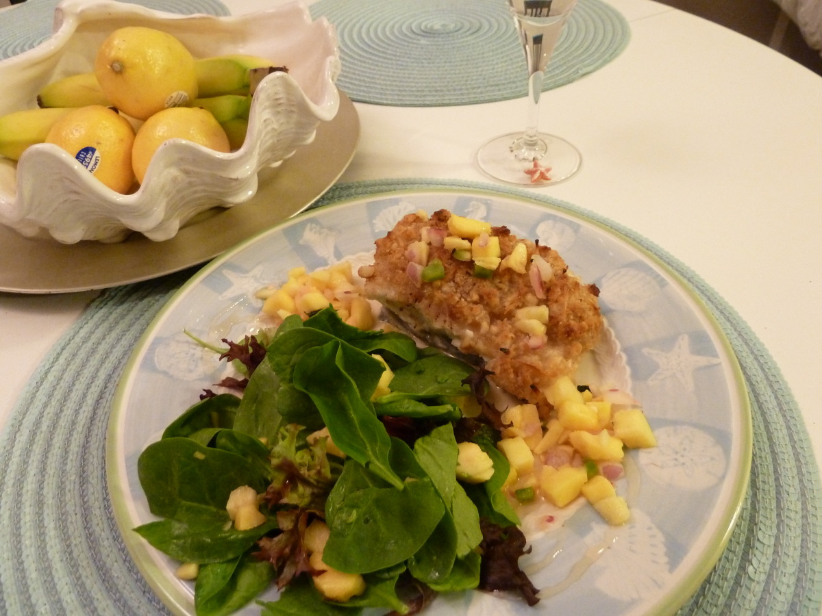 how to cook macadamia crusted halibut