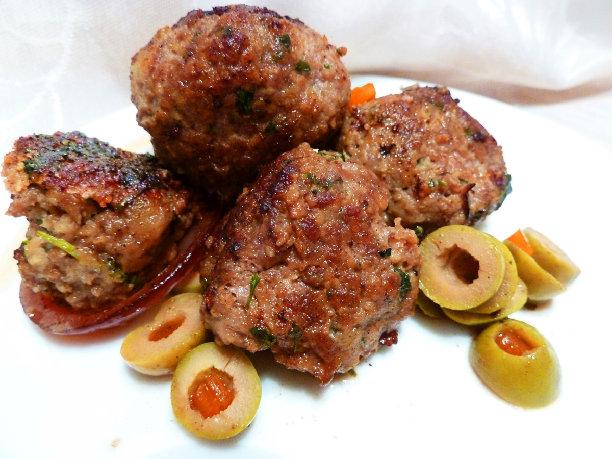 how to make olives meatballs