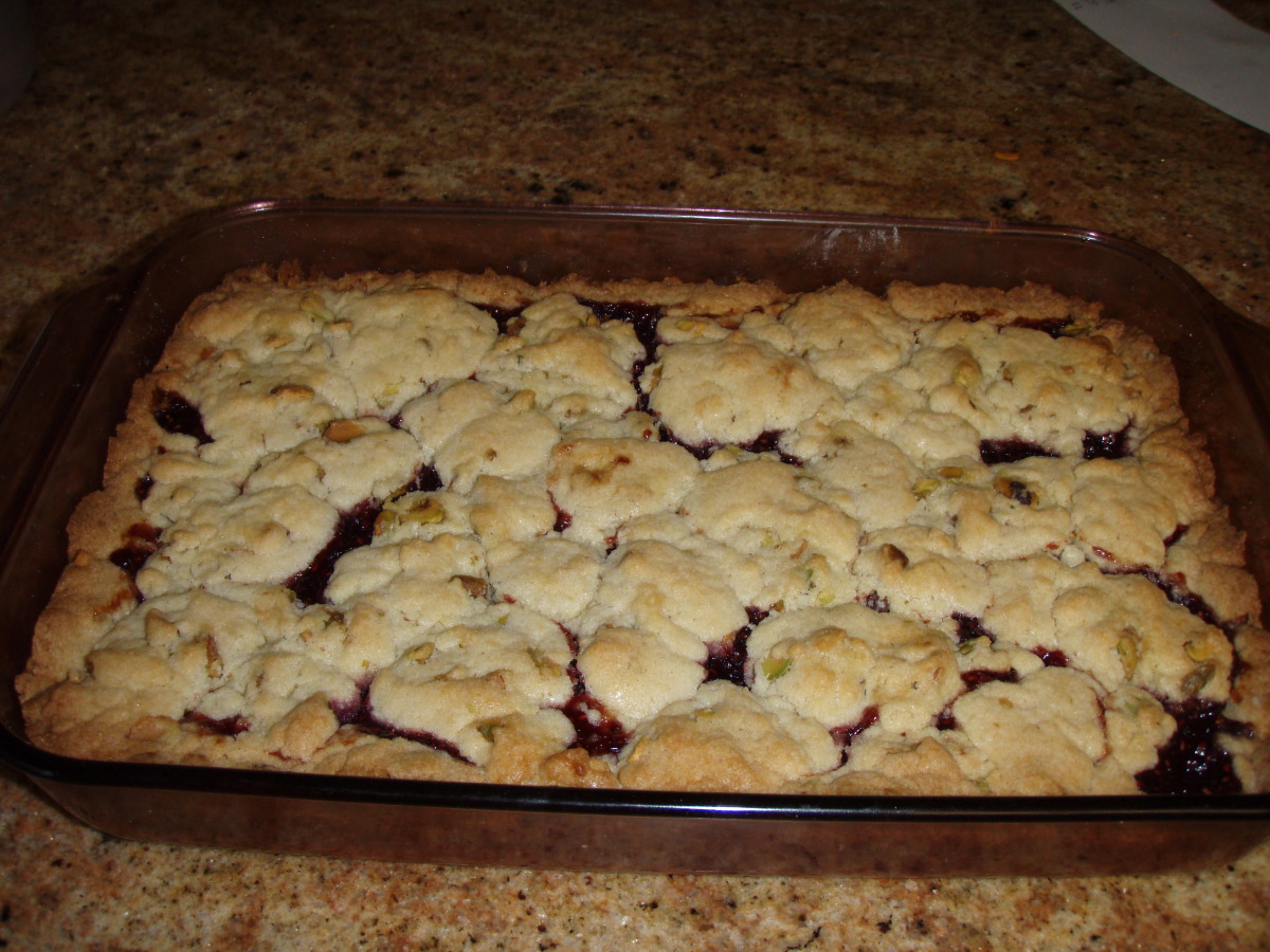 Pistachio Christmas Ribbon Bars Recipe - Food.com