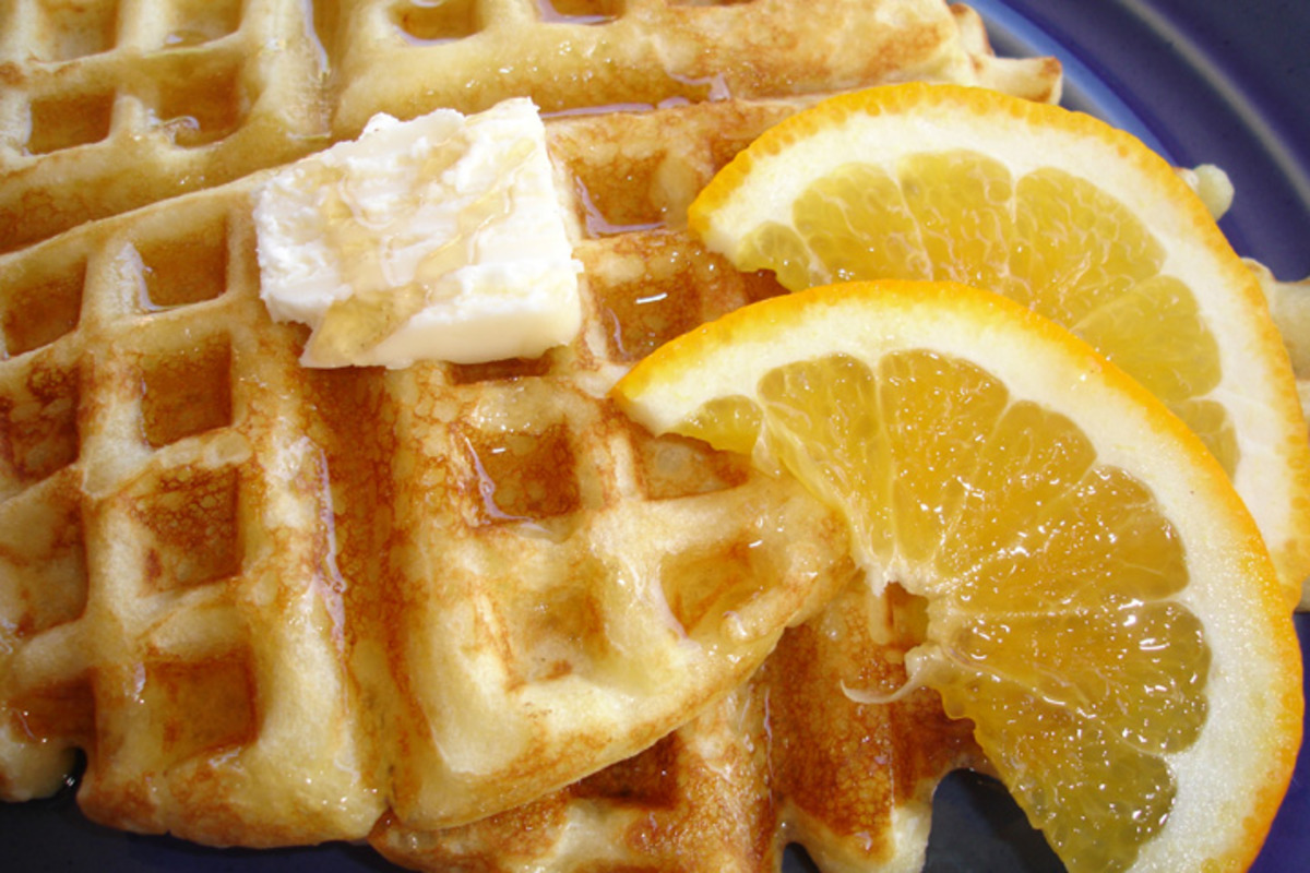 orange waffles