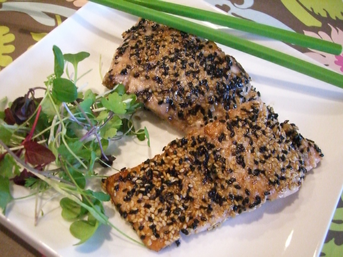 Sesame-Crusted Salmon Recipe - Food.com