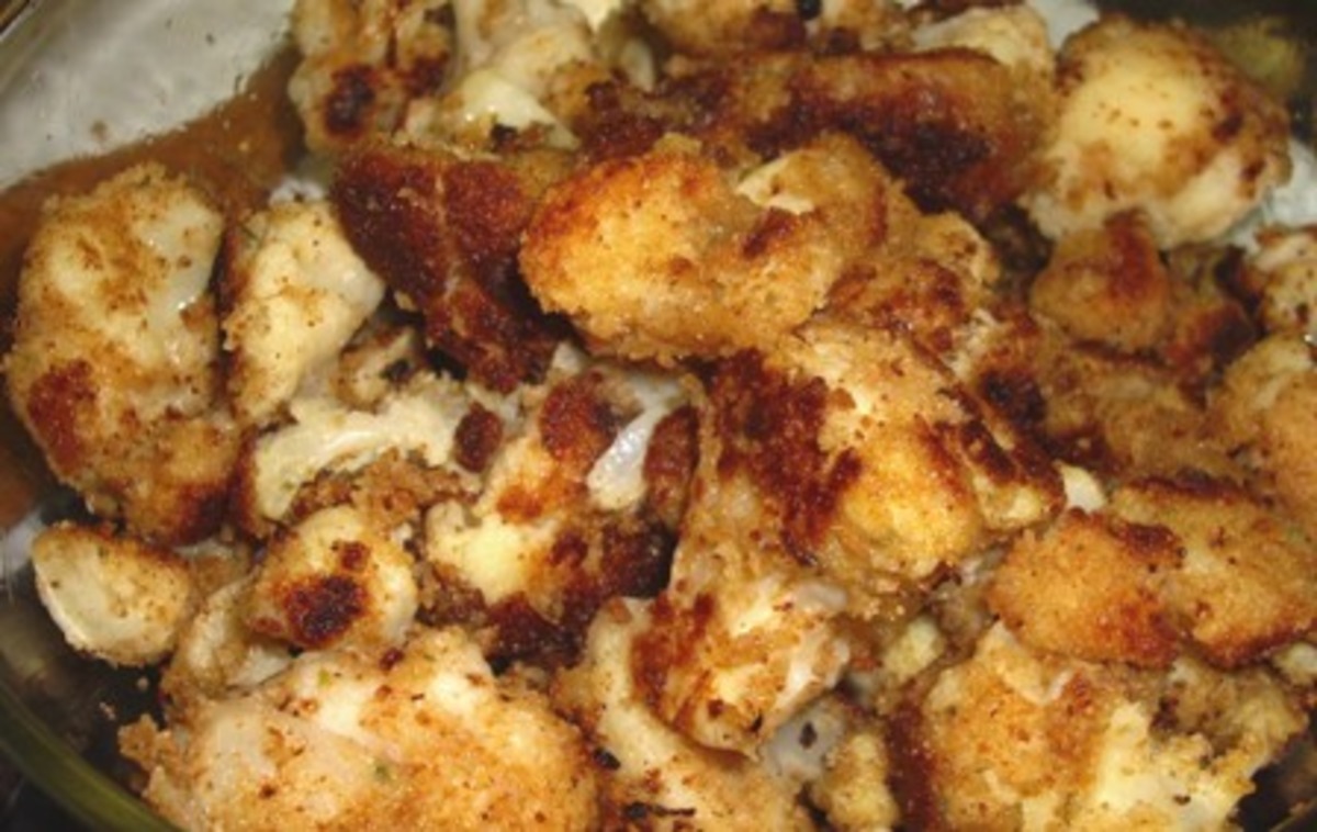 how to cook breaded cauliflower