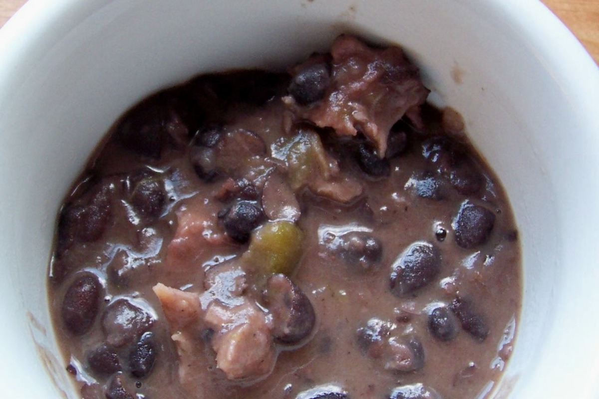 how to cook black beans spanish style