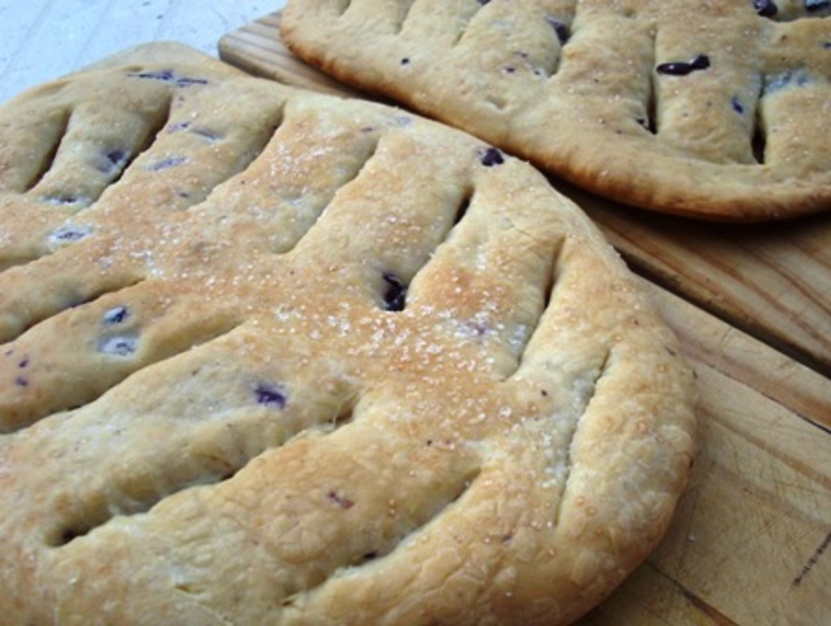 Olive Fougasse (Rustic Bread) -- Abm Recipe - Food.com