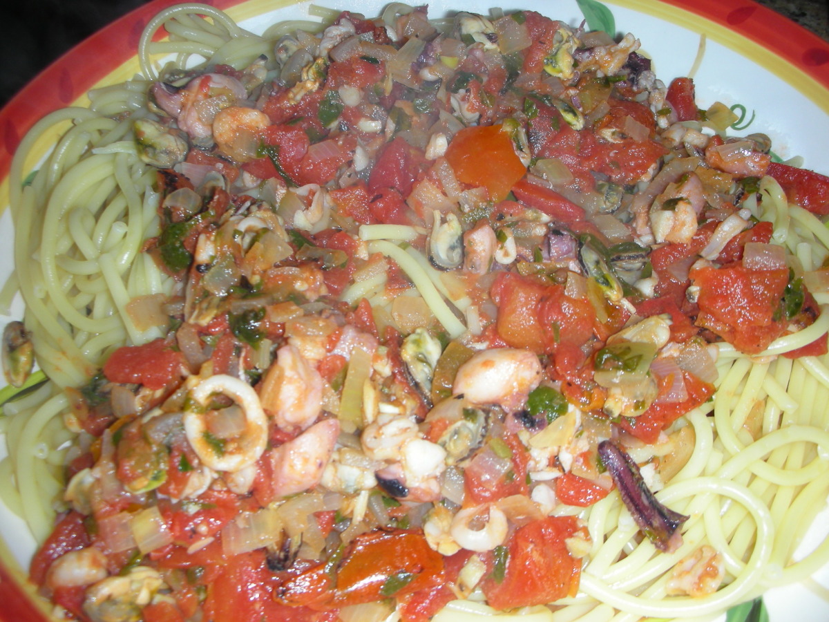 Seafood Pasta Recipe - Greek.Food.com