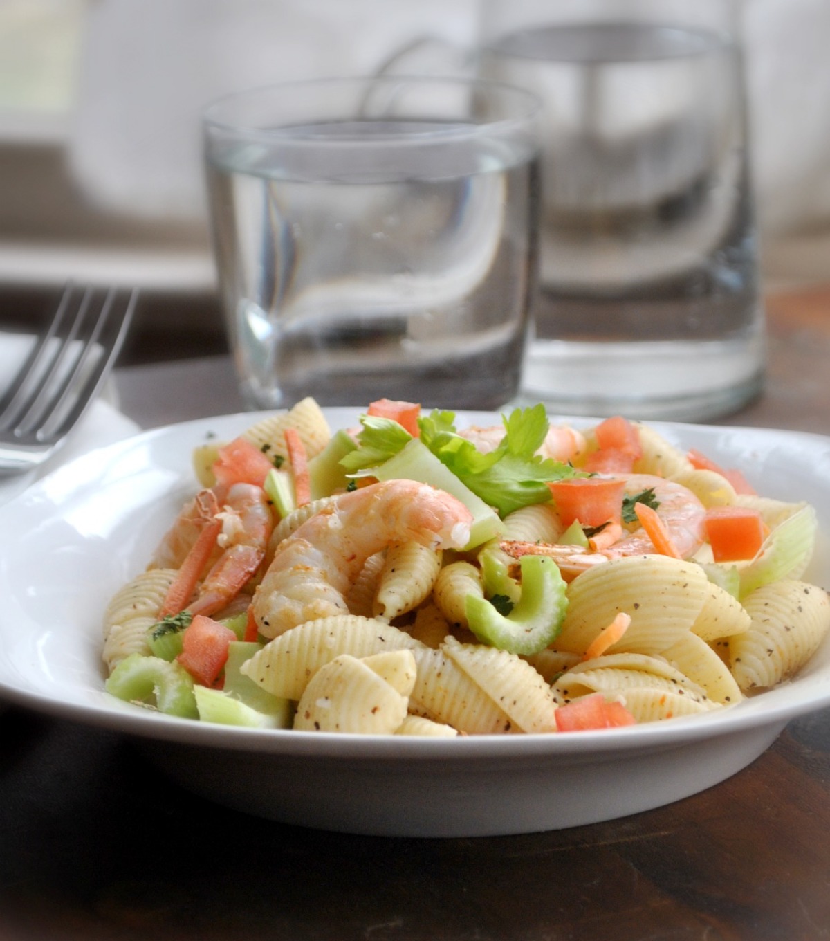 Pasta Shell and Shrimp or Ham Salad Recipe - Food.com