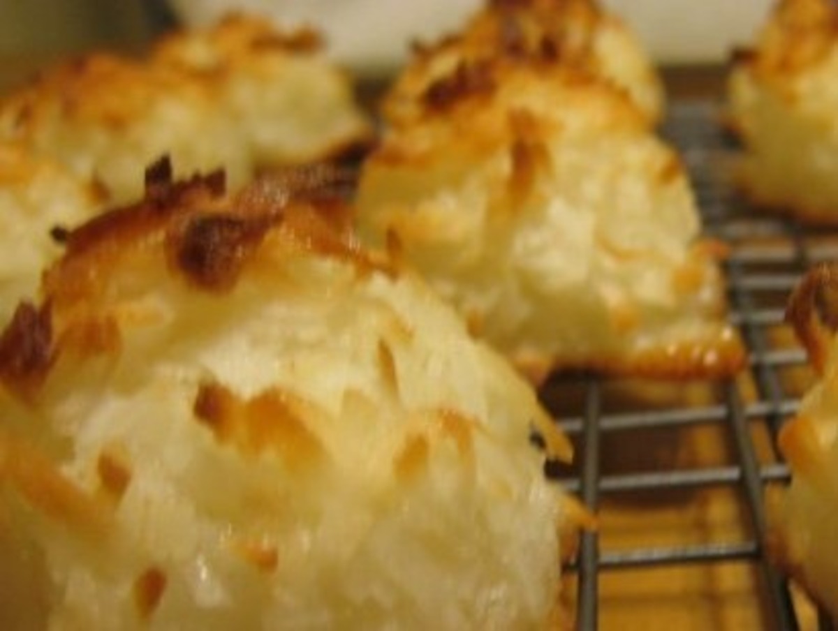 how to make coconut macaroons using oven toaster