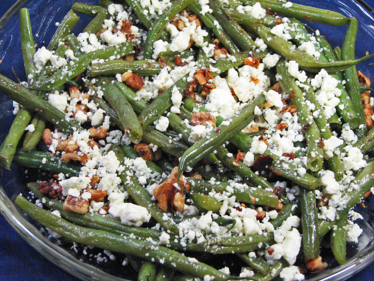 Green Beans With Blue Cheese and Walnuts Recipe - Food.com