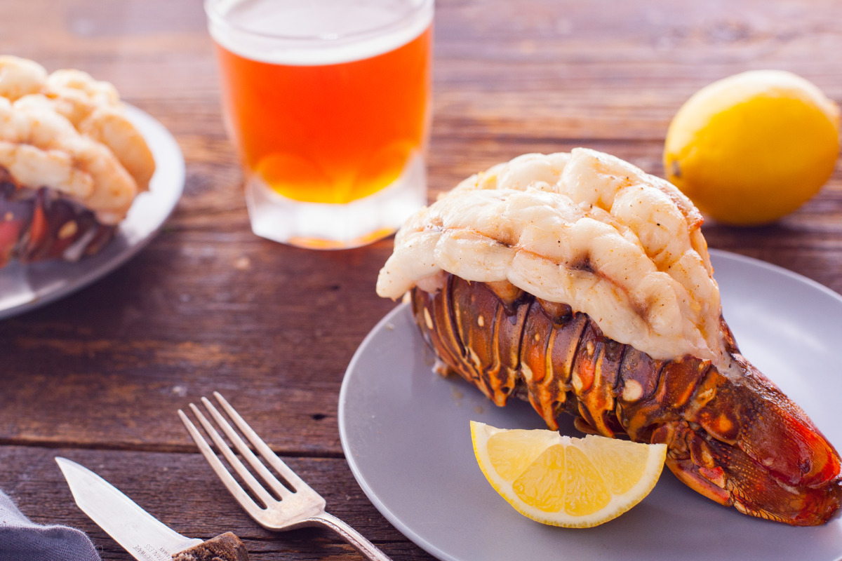 how to cook frozen lobster tails food network