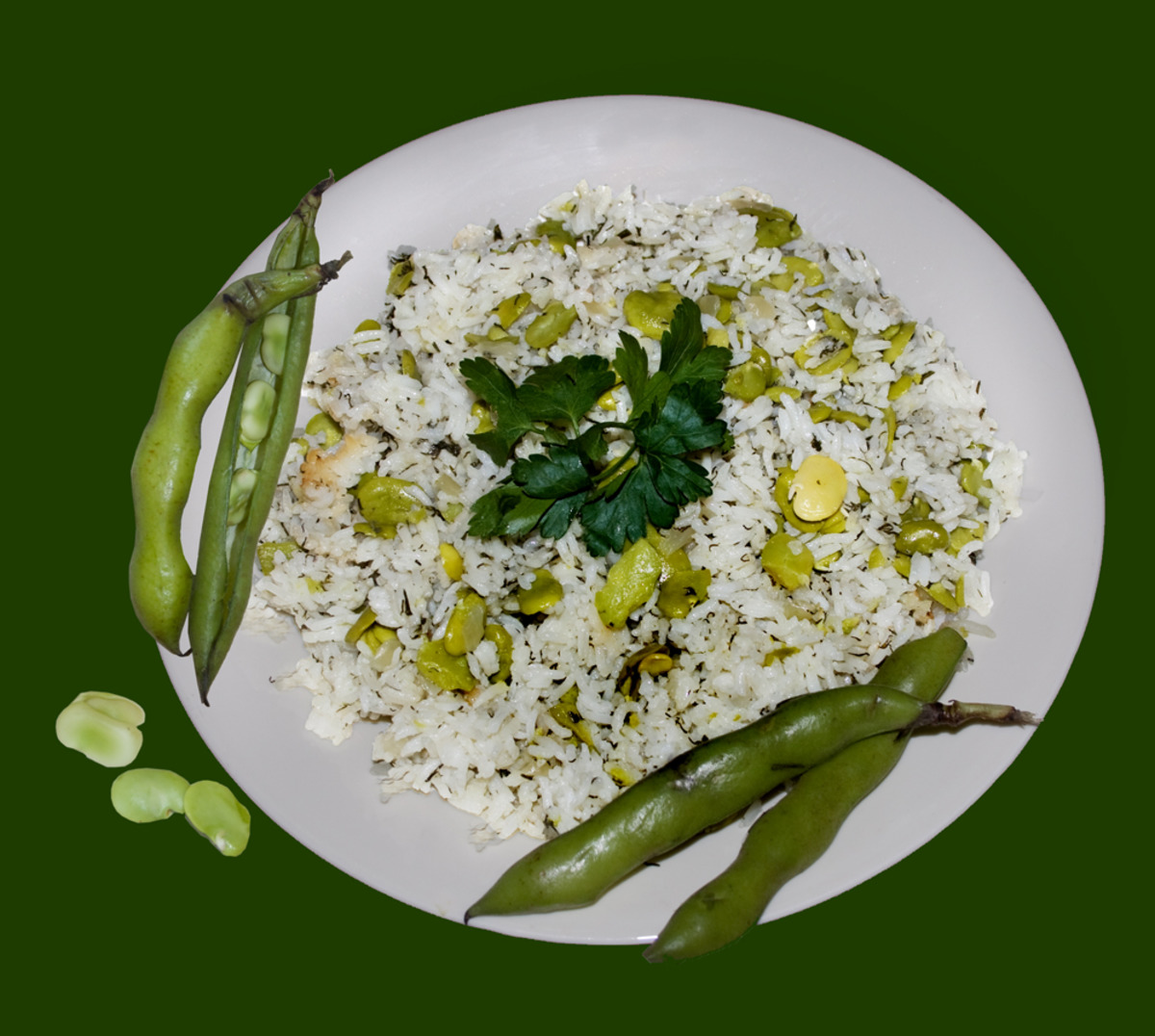 Iraqi Layered Fresh Fava Bean/Broad Beans & Rice Recipe - Food.com