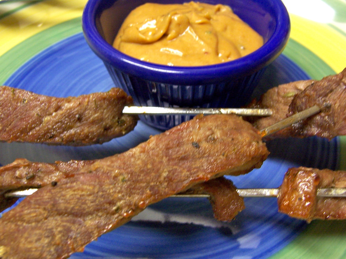 Beef Satay With Peanut Sauce Recipe - Food.com