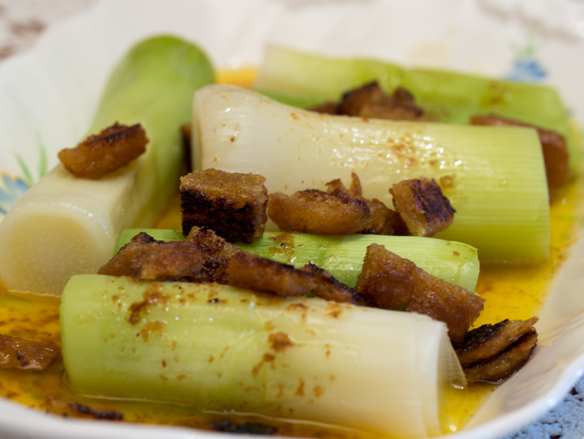 how long to cook leeks in butter