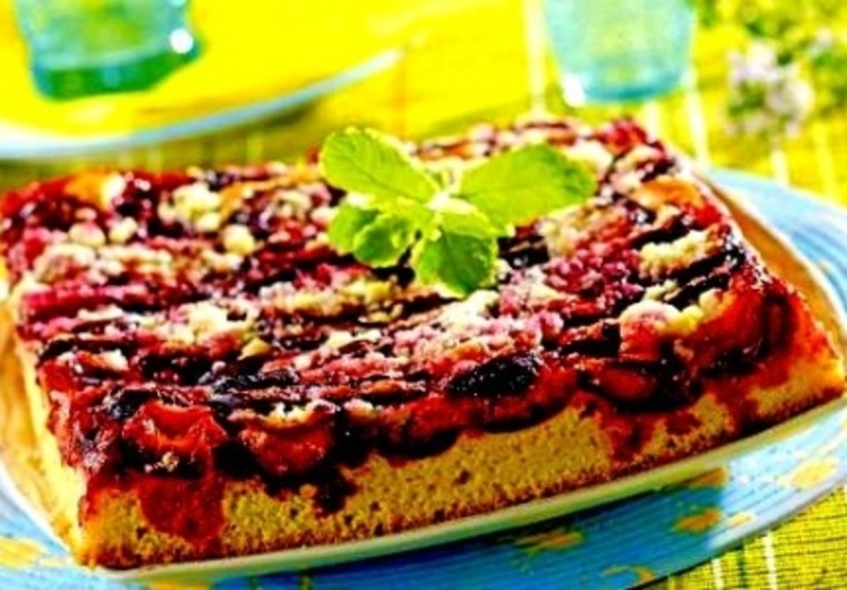 Polish Fresh Plum Cake--Placek Z Sliwkami Recipe - Food.com