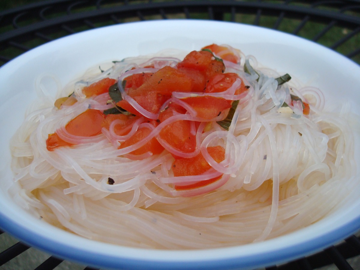 Angel Hair Pasta With Simple Garlic & Basil Recipe - Food.com