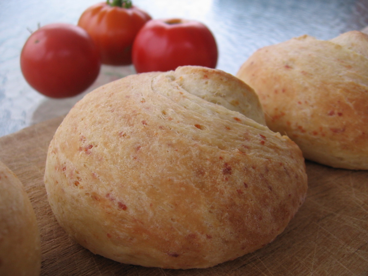 No Knead Cheese Burger Buns Recipe Food