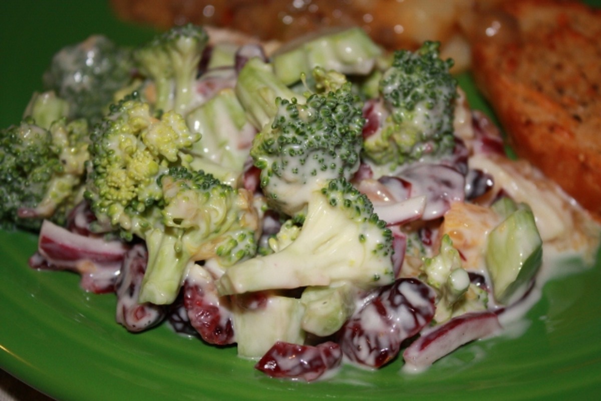 Cranberry and Citrus Broccoli Salad Recipe - Food.com