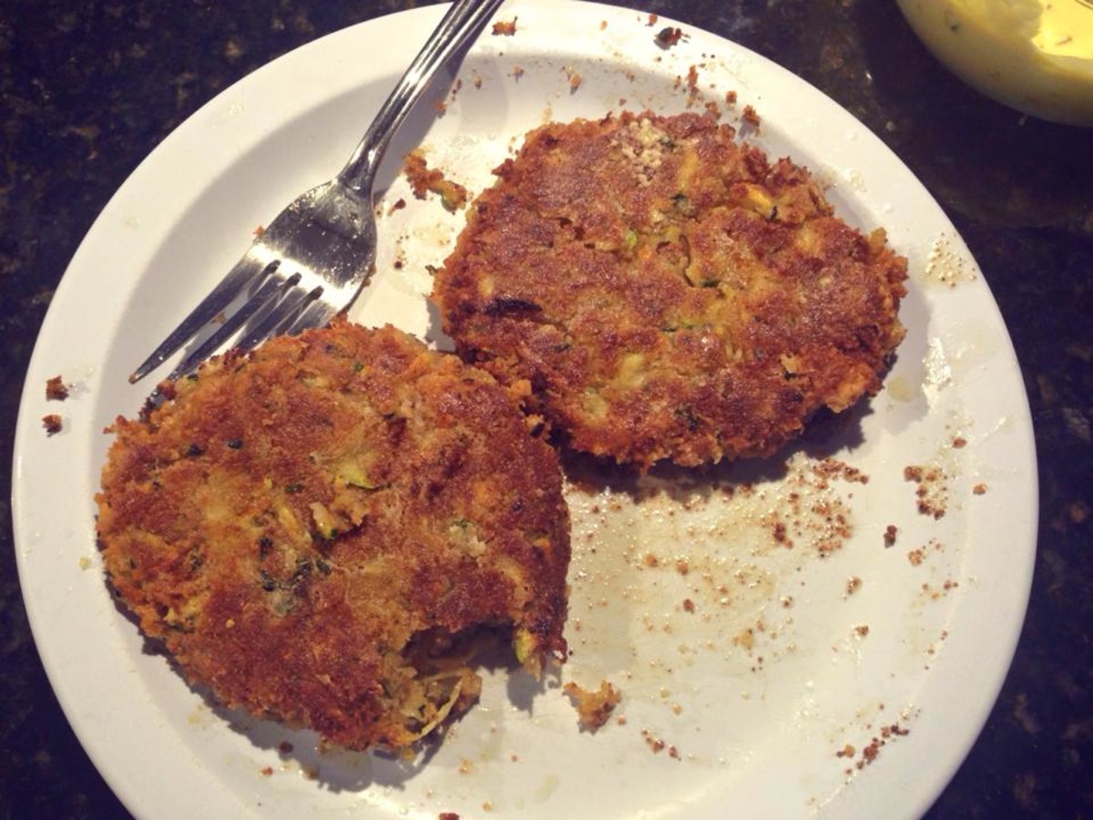 how to make zucchini crab cakes