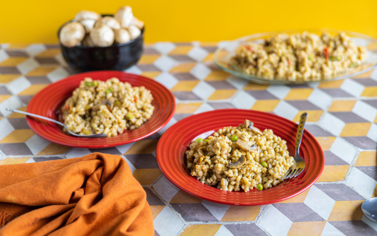 how to cook a barley risotto