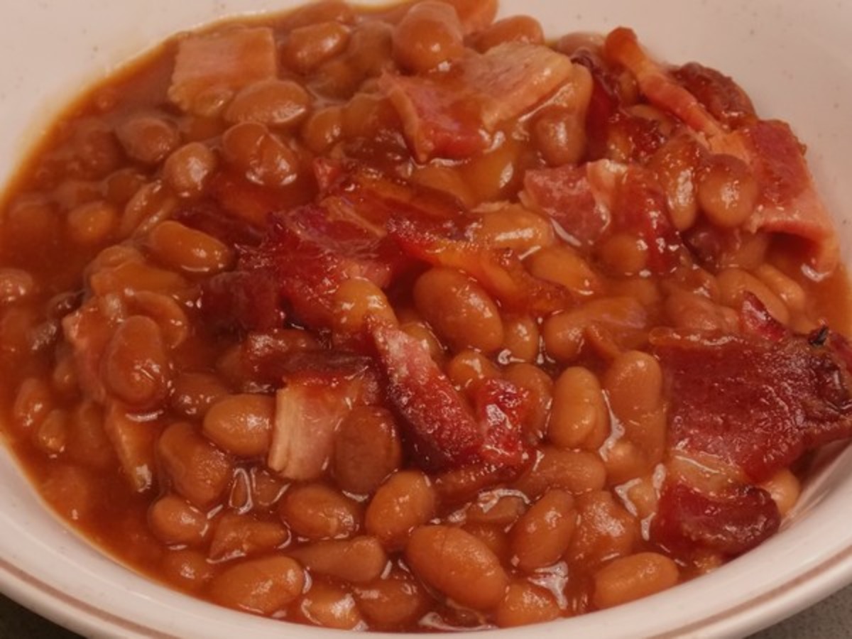 Baked Beans With Baked Bacon Recipe - Food.com