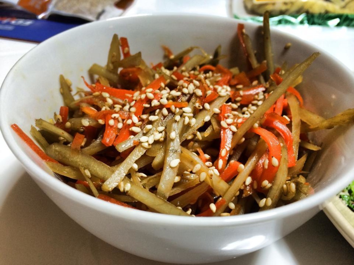 burdock root korean side dish