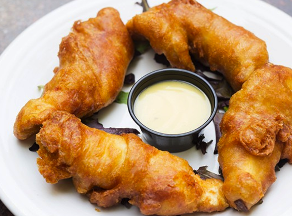 Battered Chicken Tenders Recipe Food
