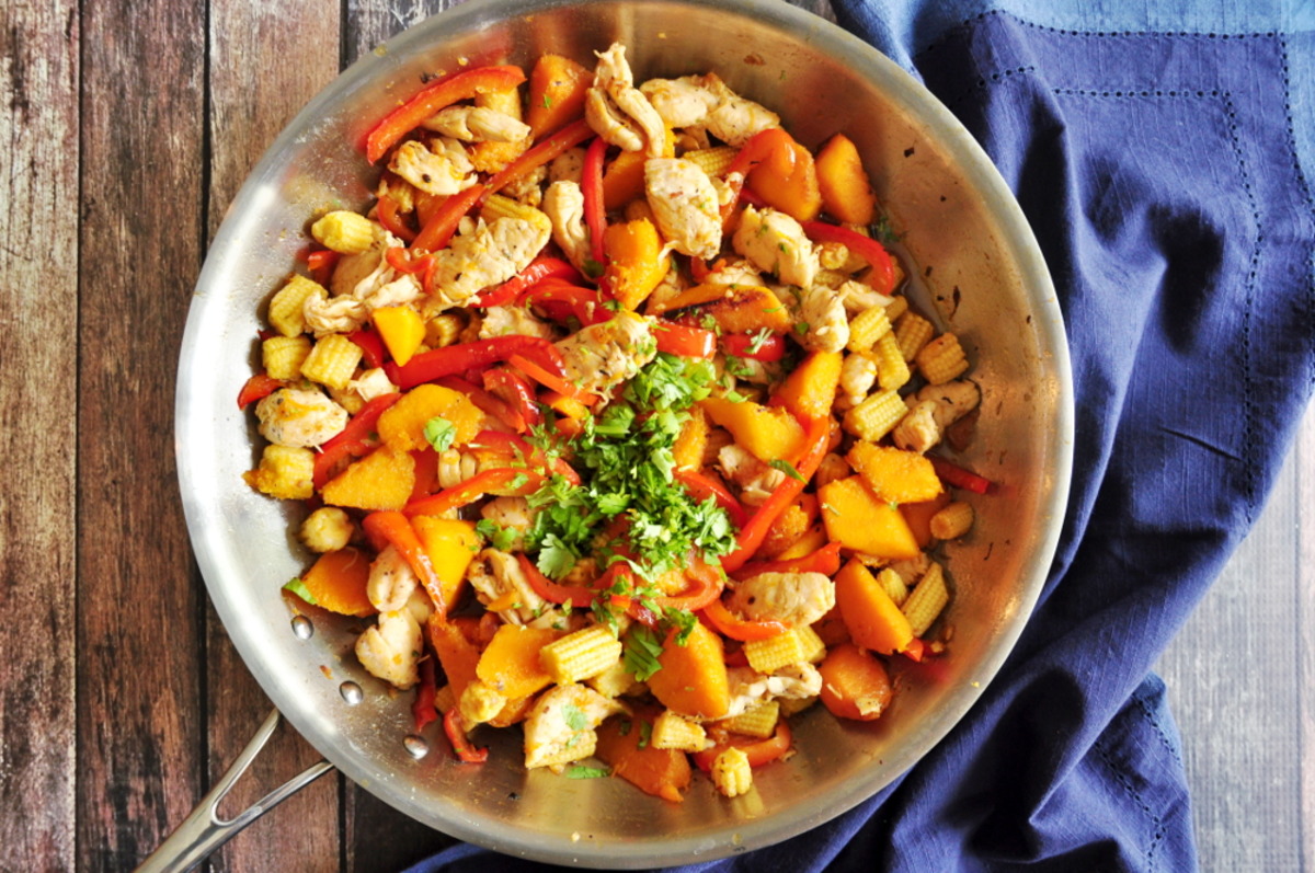 how to cook pumpkin chicken