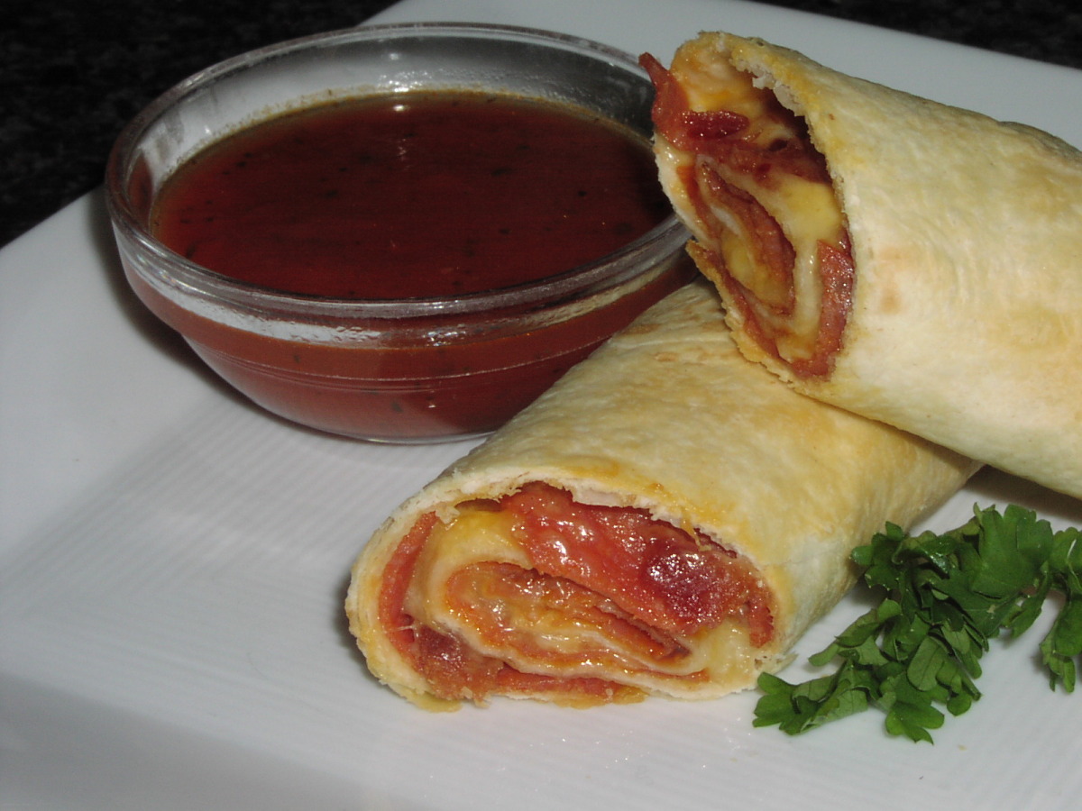 Air Fried Pepperoni Wraps Recipe - Food.com