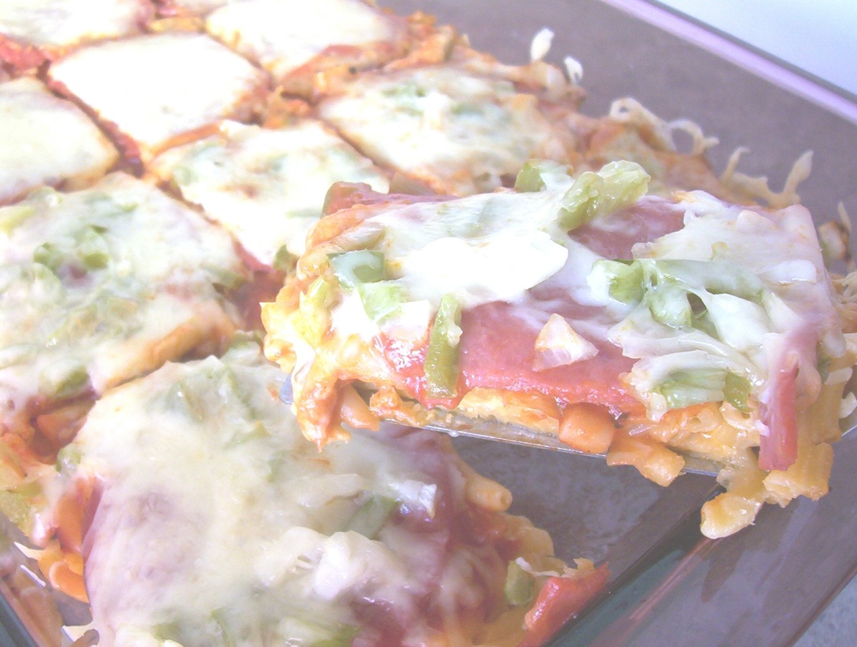 Pizza with Macaroni Crust Recipe - Food.com