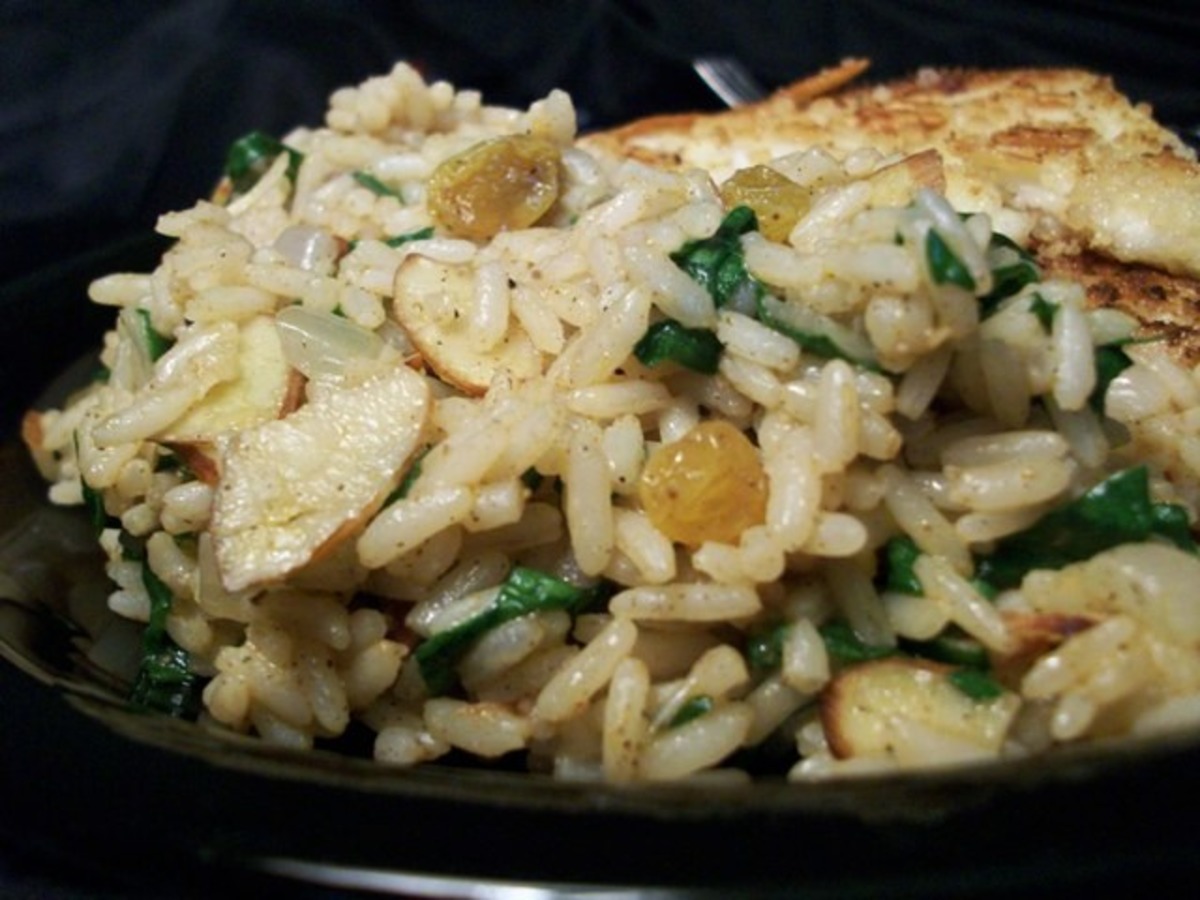 how to make rice pilaf spicy