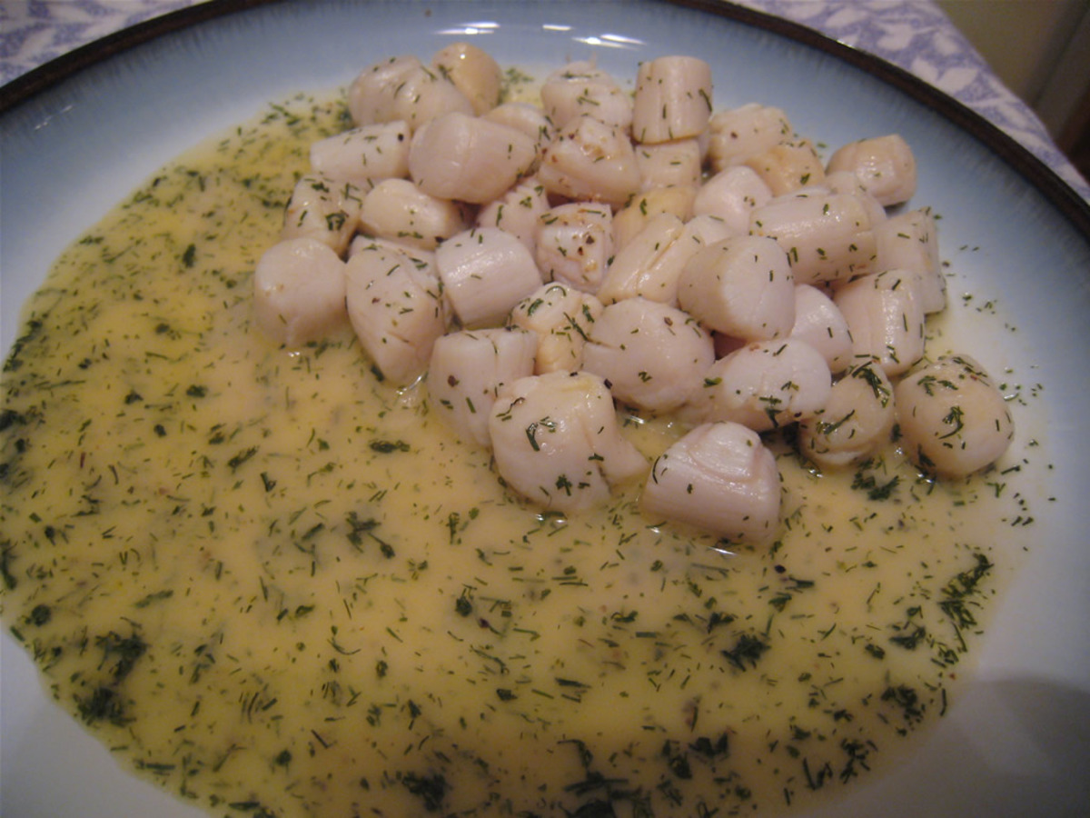 Bay Scallops with Lemon and Dill Recipe - Food.com