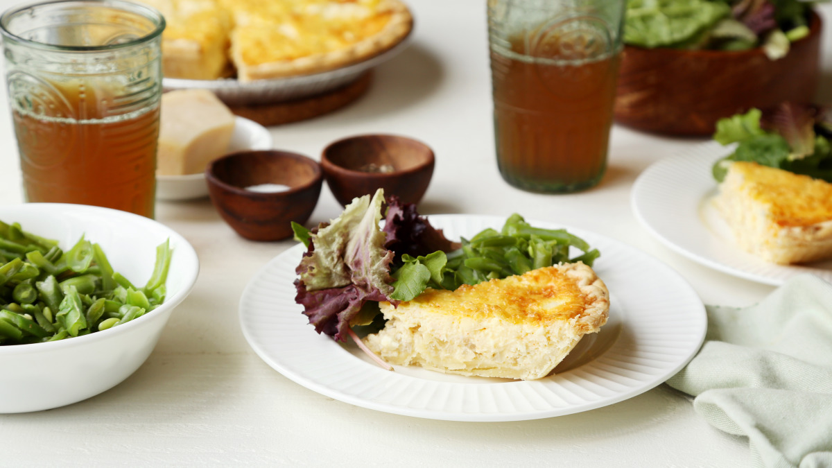 how do you make crab quiche