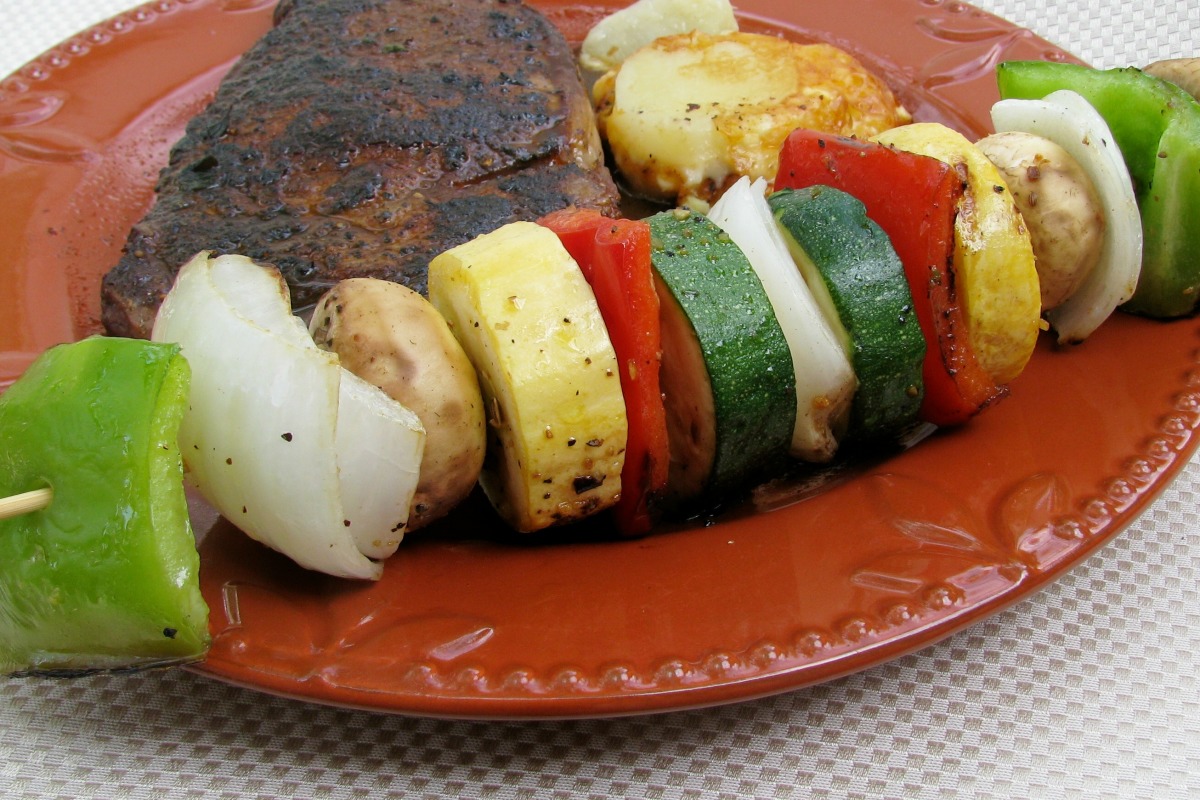 how to cook steak kabobs on george foreman grill