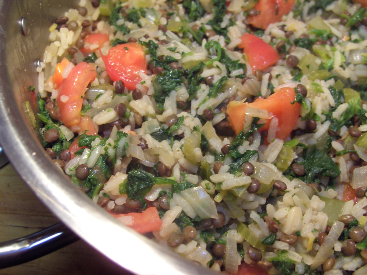 how to make lentil pilaf