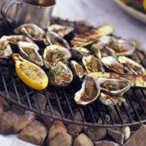 how to cook shucked oysters on the grill