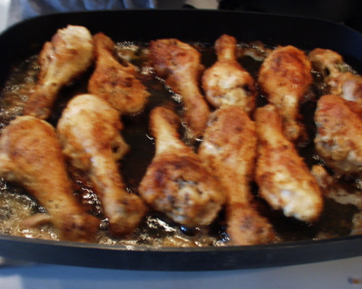 how to cook chicken legs in electric skillet