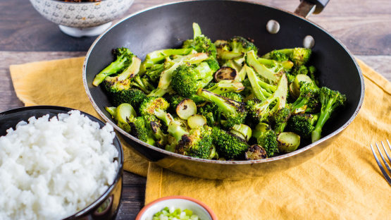 how to cook broccoli pan