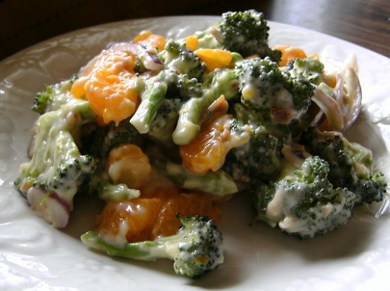 Broccoli Mandarin Salad Recipe Genius Kitchen