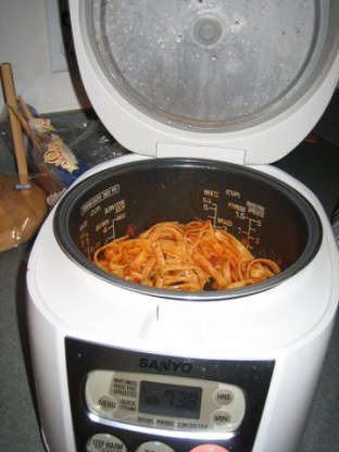 how to cook spaghetti noodles in rice cooker