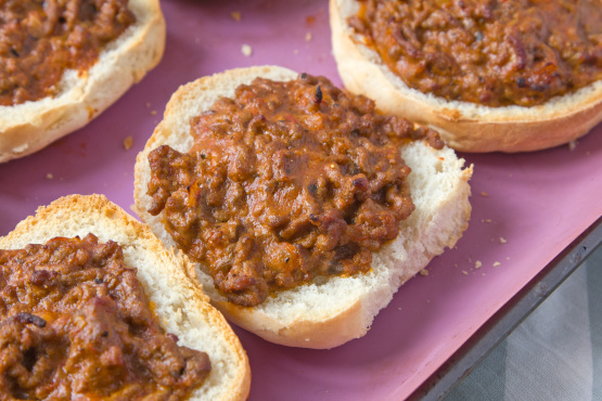 school pizza burger recipe with spam