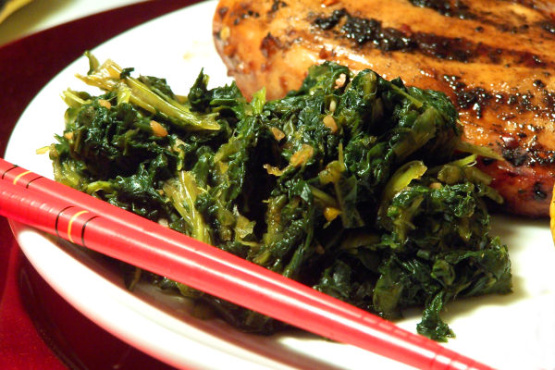 how to cook kale asian style