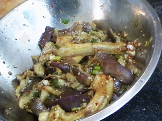 how to make eggplant korean side dish