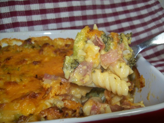 Ham Broccoli Mac N Cheese Casserole Recipe Southern Genius Kitchen