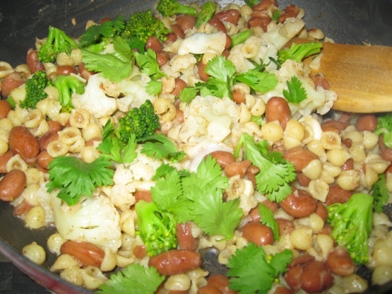 Pasta Red Bean And Parsley Toss Recipe Genius Kitchen