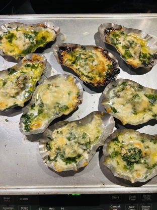 how to cook oysters on the half shell in the oven