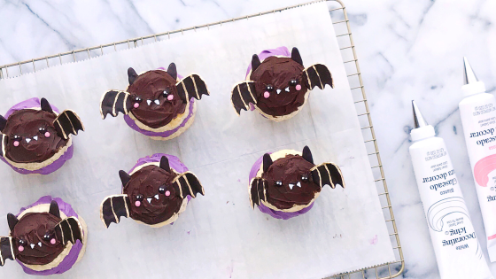 Bat Ube Cream Puffs For Halloween - Food.com